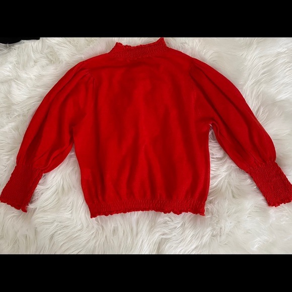 Zara | Tops | Zara Red Top | Poshmark
